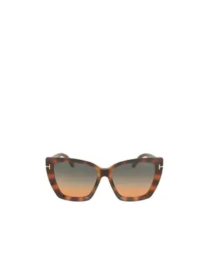TOM FORD Scarlet Oversized Frame Sunglasses - Gray
