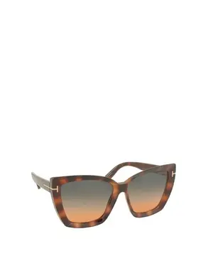 TOM FORD Scarlet Oversized Frame Sunglasses
