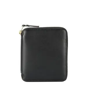 Comme Des Garçons Zip-around Leather Wallet - Black