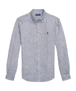 Polo Ralph Lauren Logo Embroidered Striped Shirt
