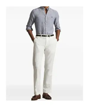Polo Ralph Lauren Logo Embroidered Striped Shirt