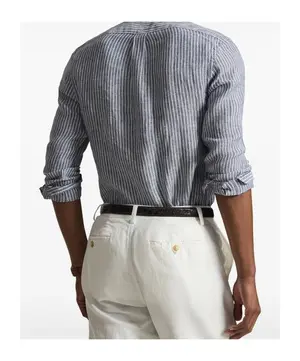 Polo Ralph Lauren Logo Embroidered Striped Shirt