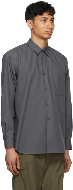 Comme Des Garçons Gray Logo Shirt