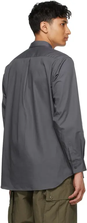 Comme Des Garçons Gray Logo Shirt