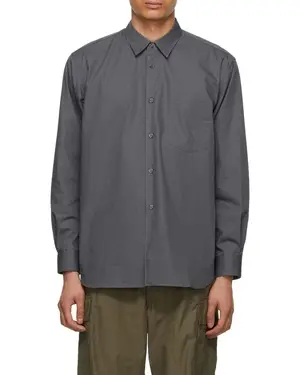Comme Des Garçons Gray Logo Shirt