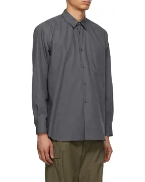 Comme Des Garçons Gray Logo Shirt