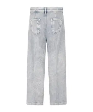 Rick Owens Honeycomb-textured Straight-leg Jeans