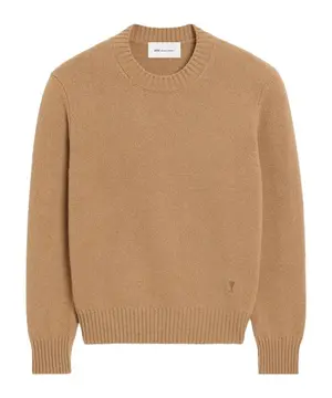 AMI Paris Long-sleeve Knit Top