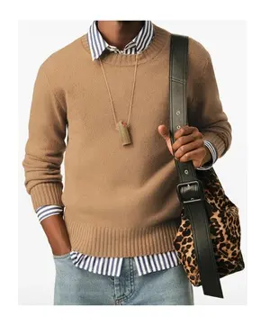 AMI Paris Long-sleeve Knit Top