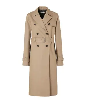 Fendi Double-breasted Midi Trench Coat