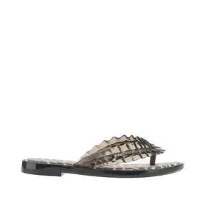 GANNI X Melissa Rubber Thong Slides - Black