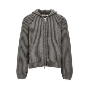 Our Legacy Level Full-zip Hooded Cardigan - Grey