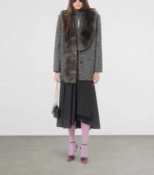 Valentino Garavani Wool Tie-neck Sweater