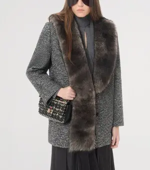 Valentino Garavani Wool Tie-neck Sweater