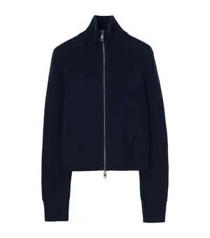 Burberry Cashmere-blend Zip-up Jacket