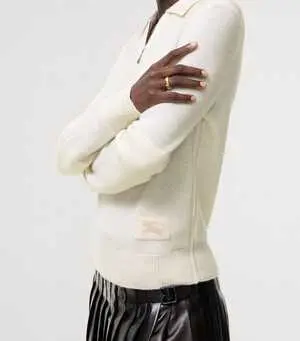 Burberry Cashmere Polo Sweater