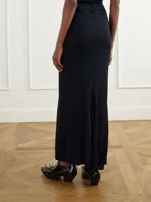 Junya Watanabe Wool-jersey Maxi Skirt