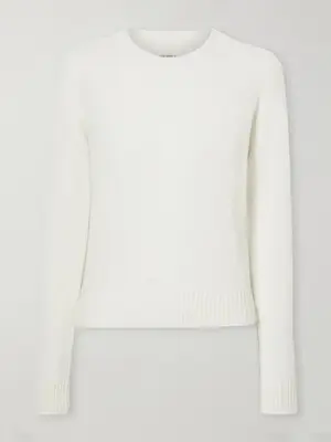 LISA YANG Cashmere Crew Neck Sweater - Neutrals