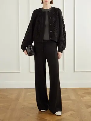 LISA YANG Sofi Cashmere Wide-leg Pants