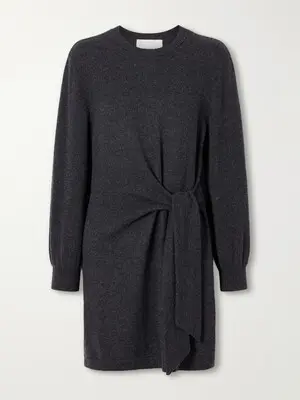 LISA YANG LISA YANG Gabrielle Knotted Cashmere Mini Dress