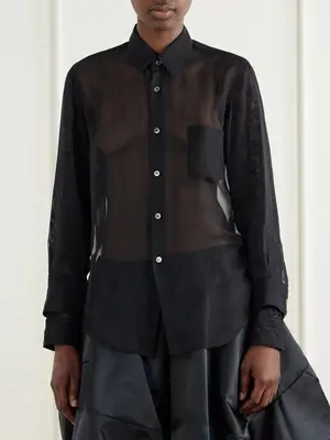 Comme Des Garçons Georgette Shirt