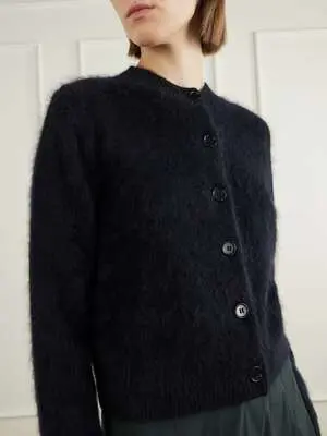 LISA YANG Azalea Brushed-cashmere Cardigan