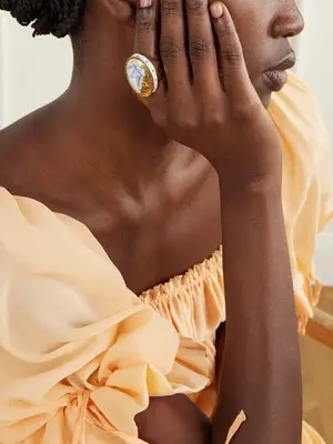 Chloé Embellished Signet Ring