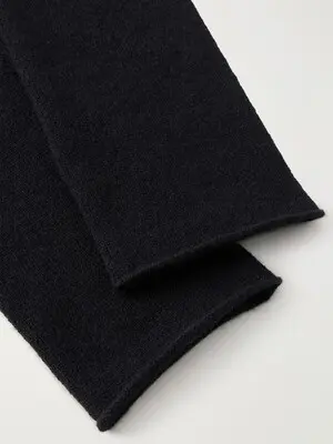 LISA YANG Aspen Cashmere Fingerless Gloves - Black