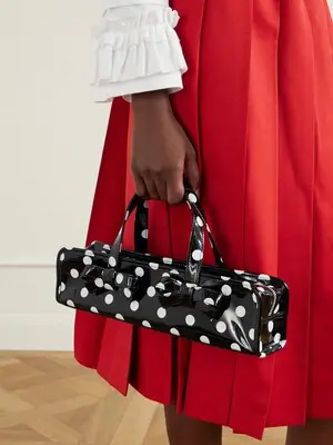 Comme Des Garçons Polka Dot Pvc Shoulder Bag