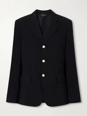 Comme Des Garçons Crepe Blazer - Black
