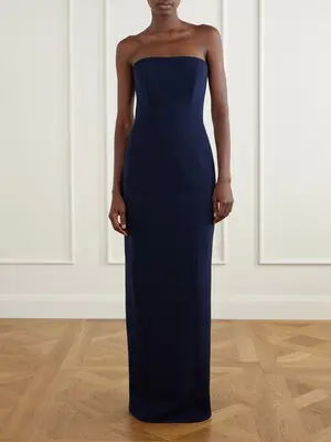 Jenny Packham Estelle Crepe Gown - Blue