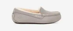 UGG Ansley Sheepskin Suede Slipper Grey/