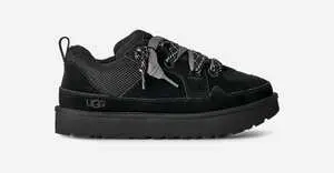 UGG Lo Lowmel Suede/recycled Materials/textile Shoes Black