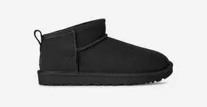 UGG Classic Ultra Mini Sheepskin Classic Boots Black