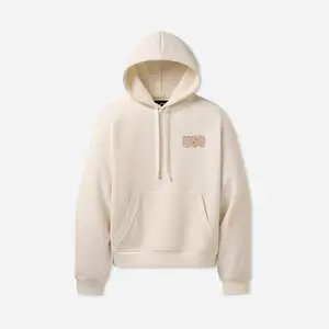 UGG Logo Hoodie Cotton Blend Tops - Nimbus