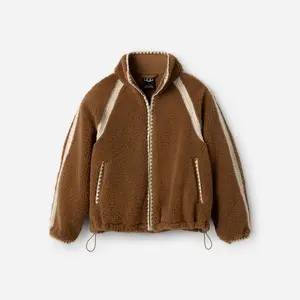UGG Nikia Crochet Fleece Jacket - Chestnut