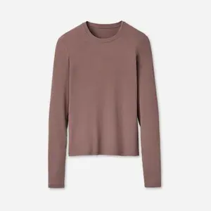UGG Aidelene Long Sleeve Rib Tee Tops - Allspice