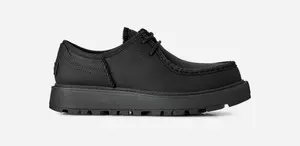 UGG Loften Lace-up Leather Shoes - Black