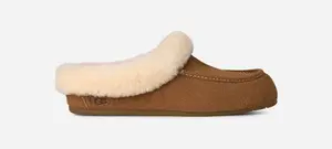 UGG Ansley Mule Sheepskin Slippers - Chestnut
