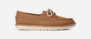 UGG Deckmel Suede Boat Shoes - Chestnut