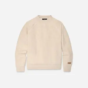 UGG Classic Crewneck Cotton Blend/recycled Materials Tops Sand Heather