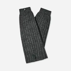 UGG UGG Talullah Rib Knit Leg Warmers Black Heather