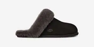 UGG Scuffette Ii Suede Sheepskin Slipper - Black/grey