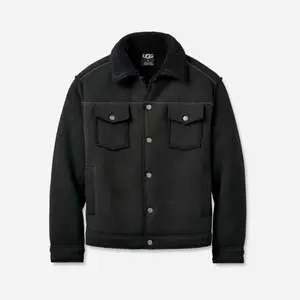 UGG Janson Fluff Jacket Ii Fleece - Black