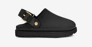 UGG Goldenstar Villa Clog Nubuck Shoes - Black