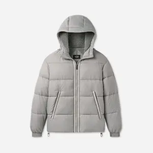 UGG Xayden Braid Puffer Jacket Nylon - Cobble