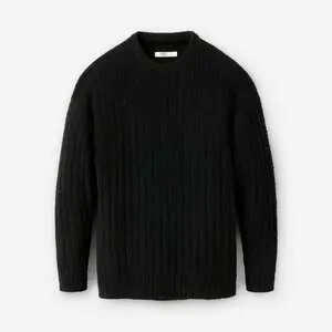 UGG Riz Top Rib Cozy Knit Tops - Black