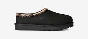 UGG Tasman Nubuck Sheepskin Slippers - Black
