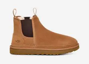 UGG Neumel Chelsea Suede Classic Boots Chestnut
