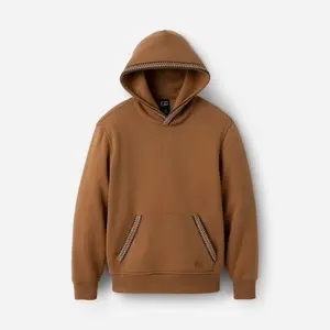 UGG Tasman Hoodie Cotton Blend/recycled Materials Tops Chestnut
